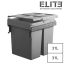 Valet 62L Twin Slide Out Concealed Waste Bin - for a 450mm Cabinet ...