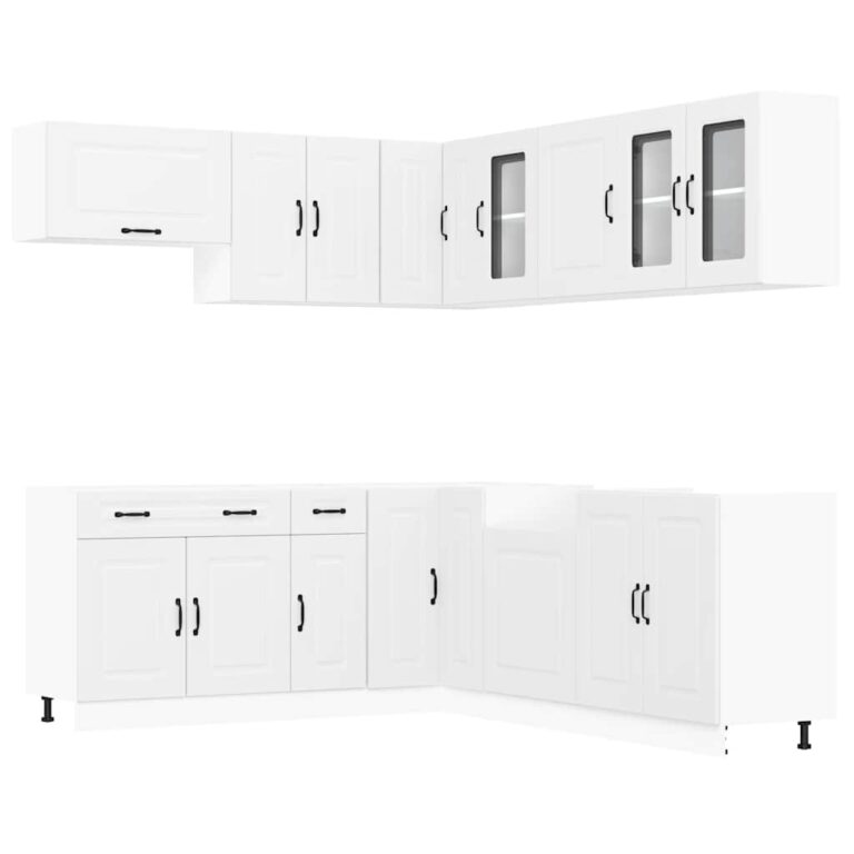 11 Piece Kitchen Cabinet Set - White - Complete Storage Solutions