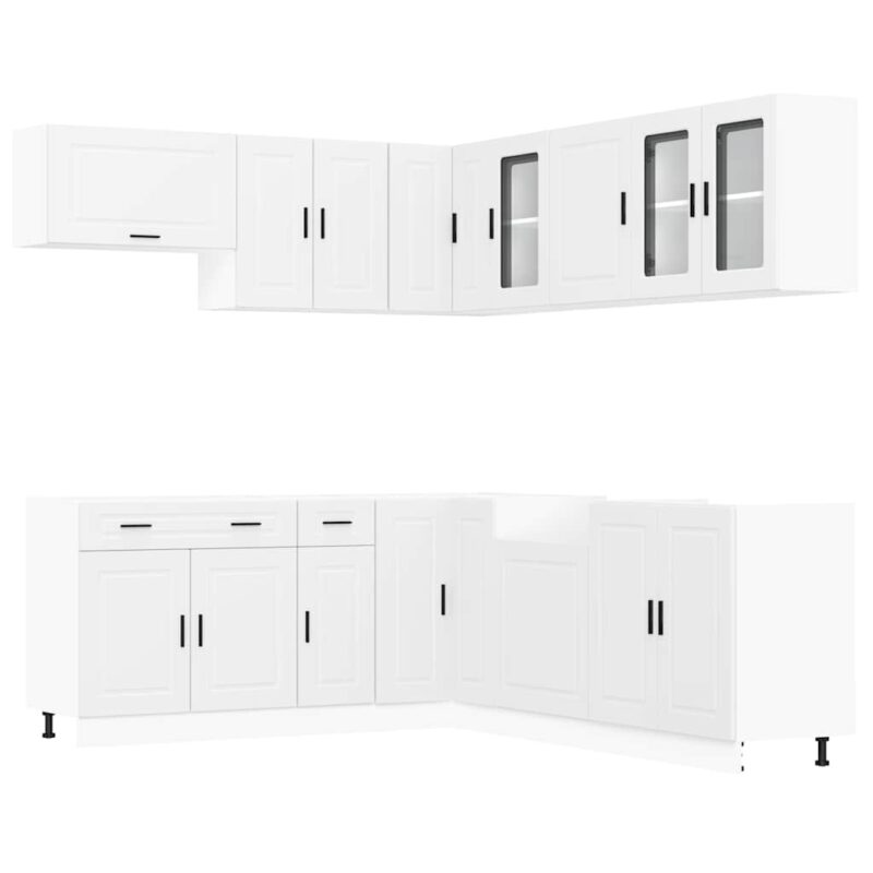 11 Piece Kitchen Cabinet Set - White - Complete Storage Solutions