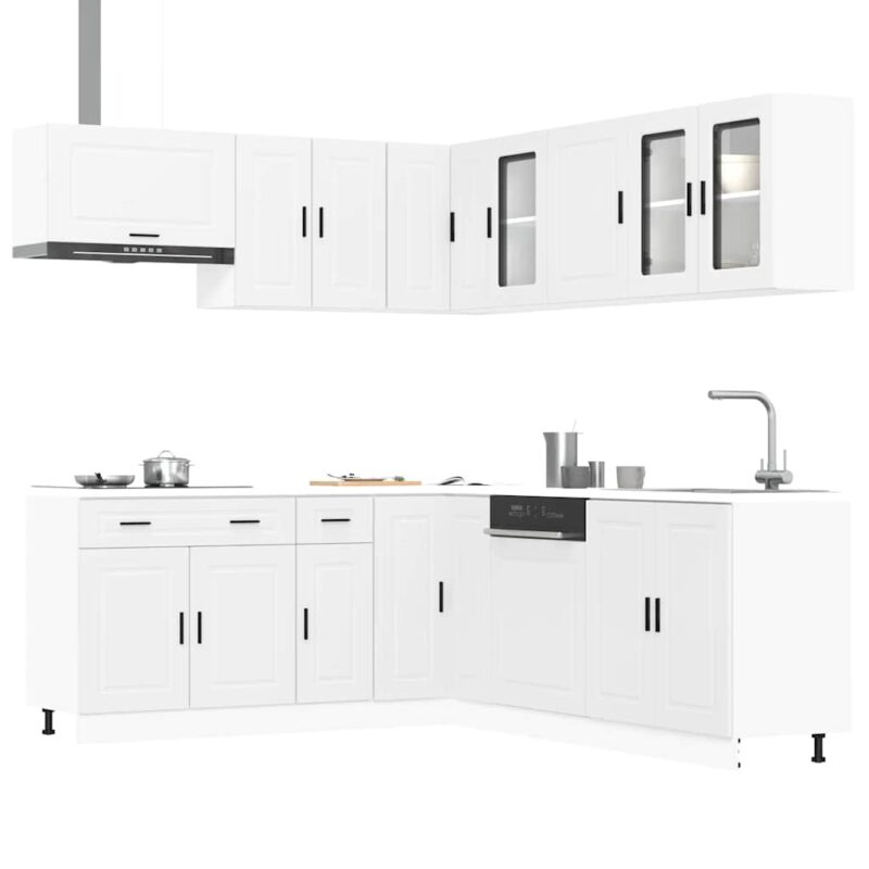 11 Piece Kitchen Cabinet Set - White - Complete Storage Solutions