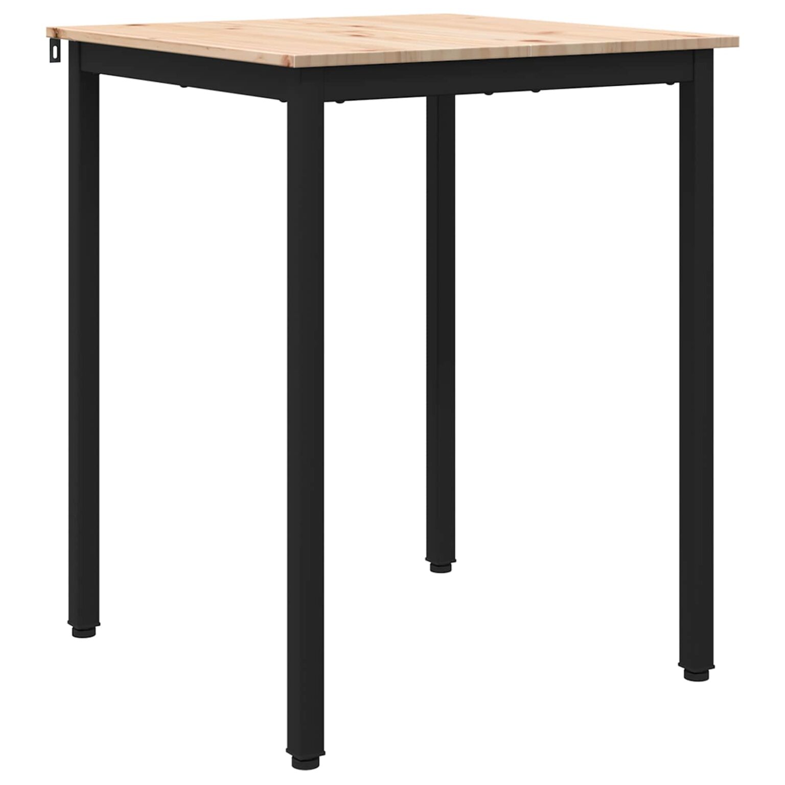 Dining Table Pine Wood 60x60x75cm - Natural - Complete Storage Solutions