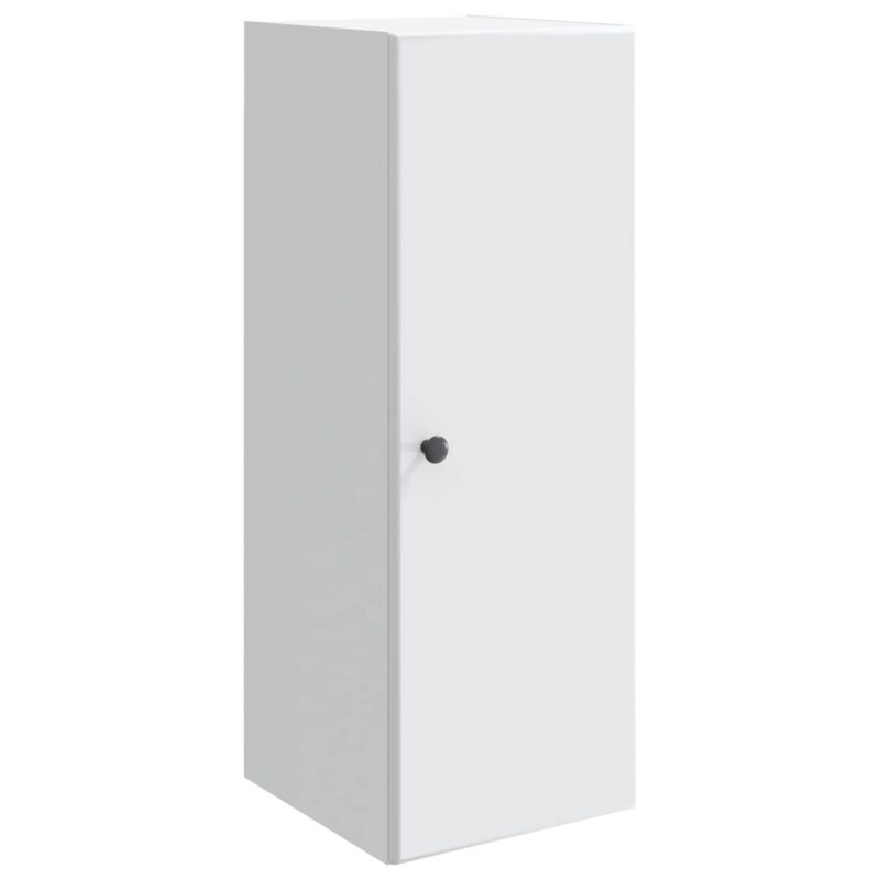 Wall-Mounted Cabinet 33x34.5x90cm - White - Complete Storage Solutions
